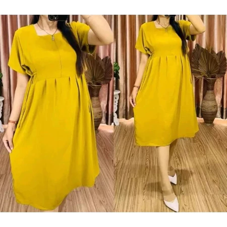 Jual Daster adira polos resleting depan polycrinkle daster dress busui frenly masa kini terbaru ...