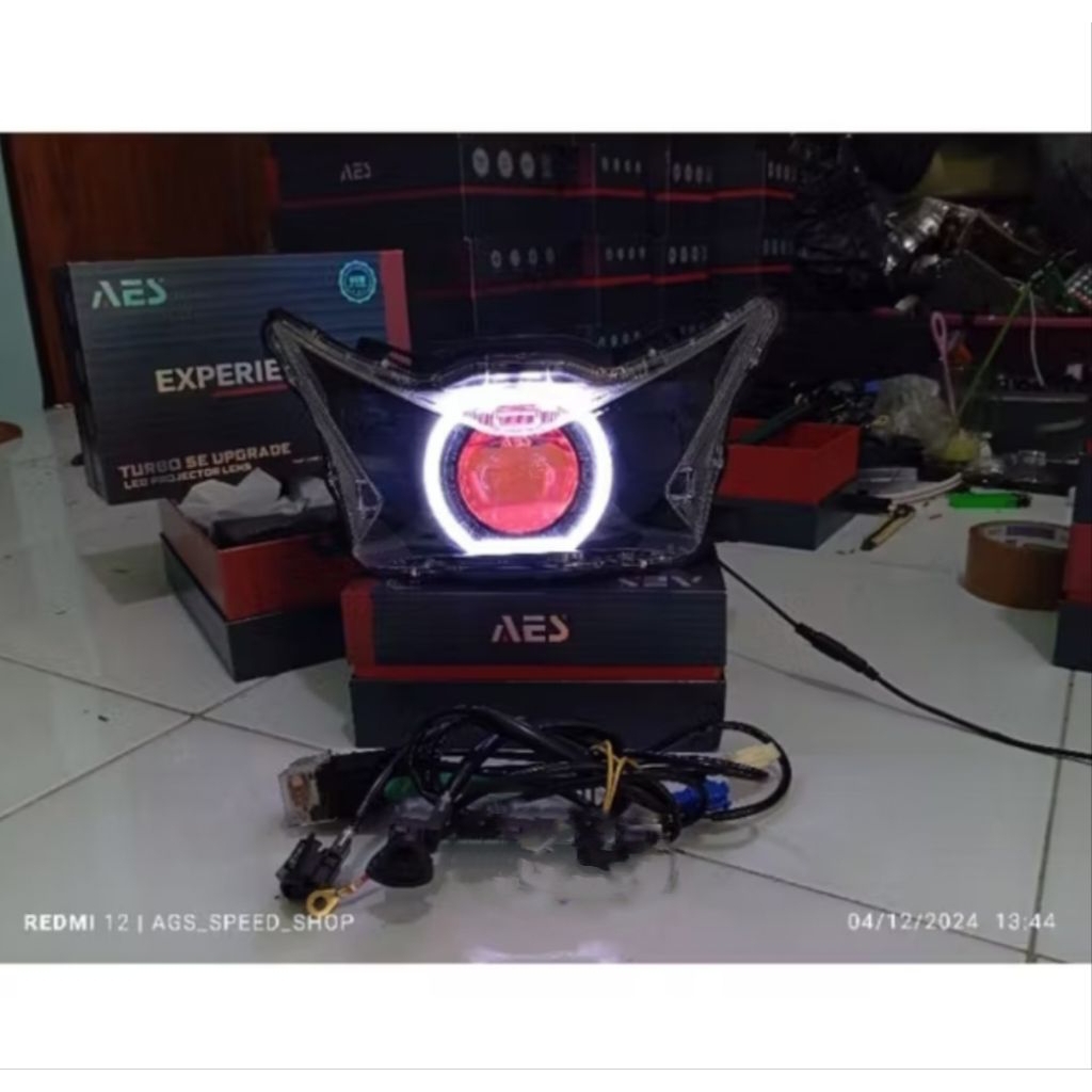 Jual LAMPU BILED AES BEAT DELUXE GEN 2 2024-2025 FULL SET REFLETOR ...