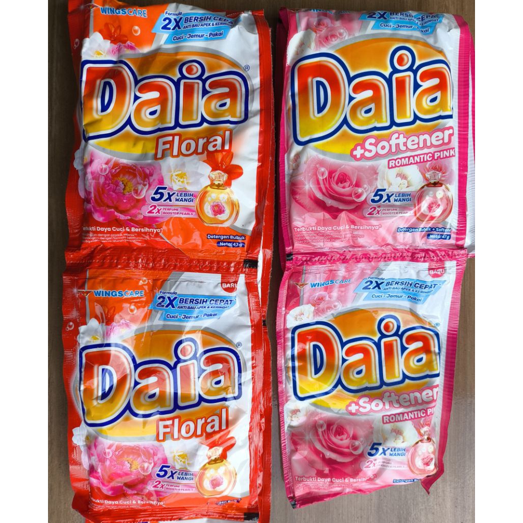 Jual DAIA DETERGENT BUBUK RENTENGAN | Shopee Indonesia