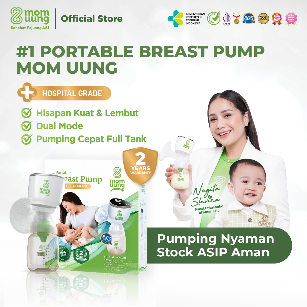 Jual Mom Uung Pompa ASI Portable dan Sunflower Lecithin 30 Kapsul ...