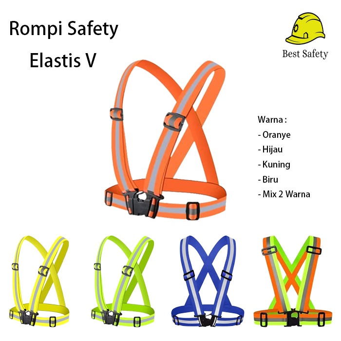 Jual Rompi Safety Karet / Rompi Safety Proyek / Safety Vest | Shopee ...