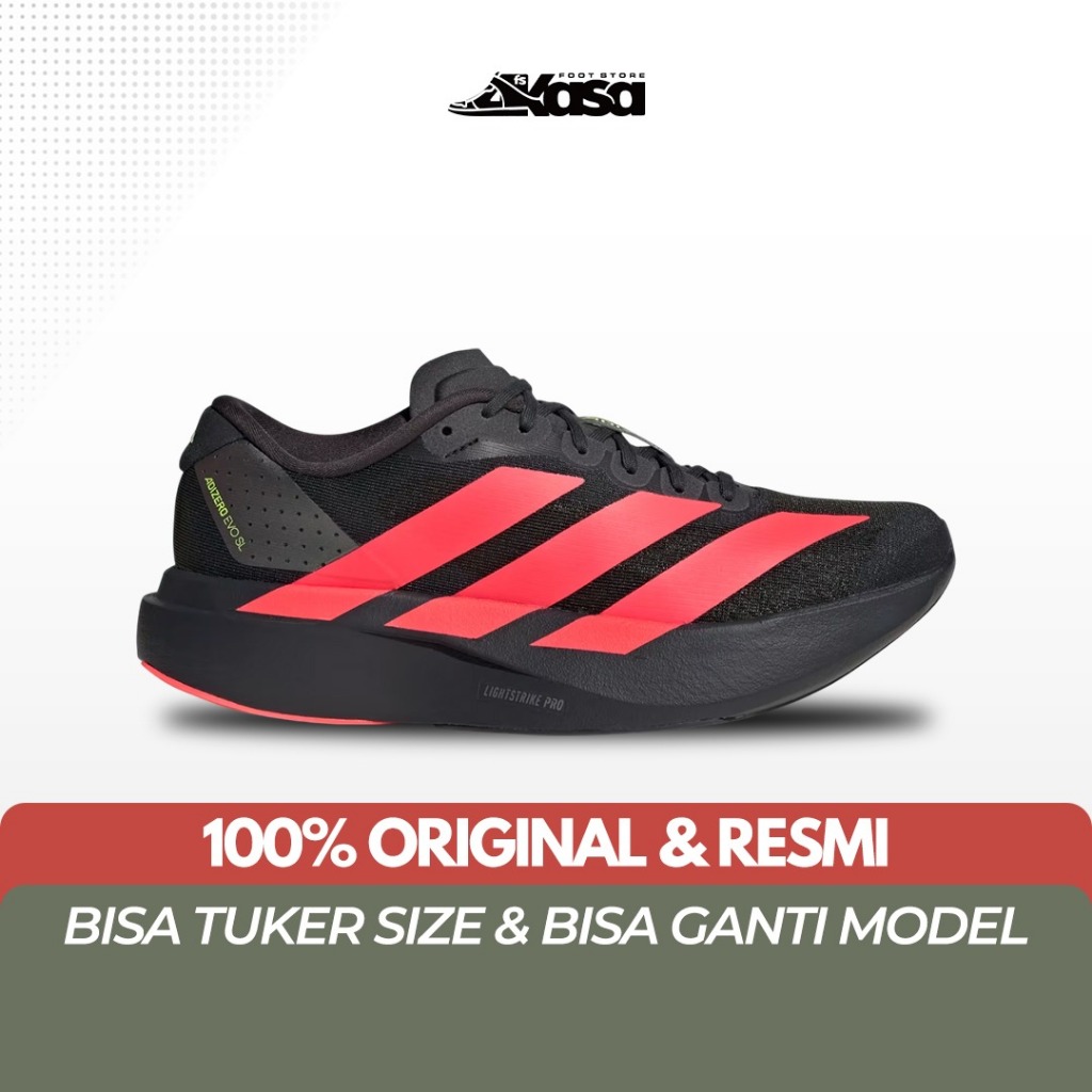 Jual Sepatu Lari ADS Adizero Evo SL Carbon Lucid Red Solar Slime ...