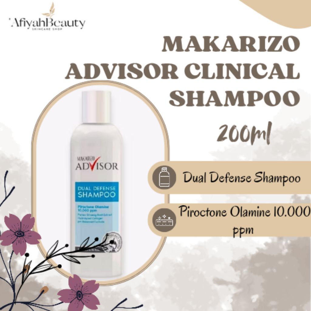 Jual [ORIGINAL] Makarizo Advisor CLINICAL SHAMPO0 -Dual Defense Shampoo ...