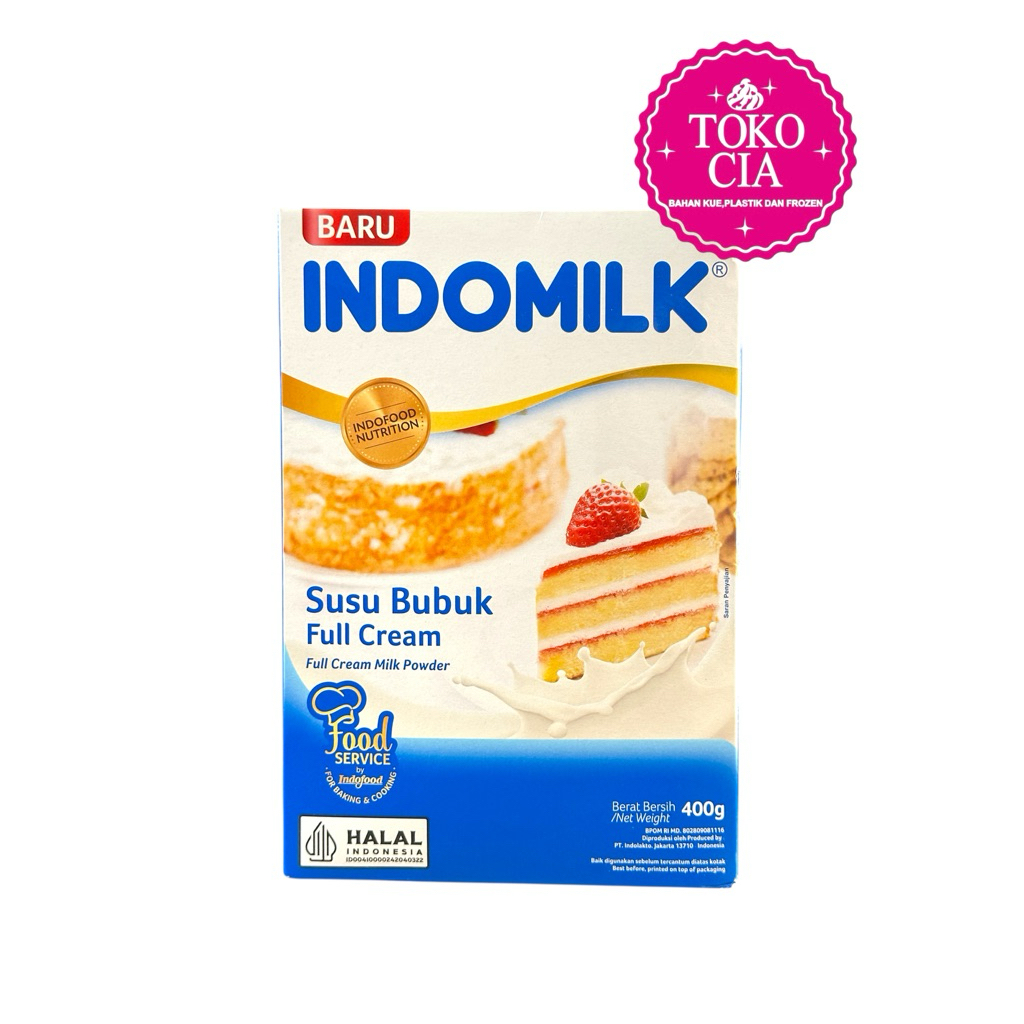 Jual Indomilk Susu Bubuk Full Cream 400g | Shopee Indonesia
