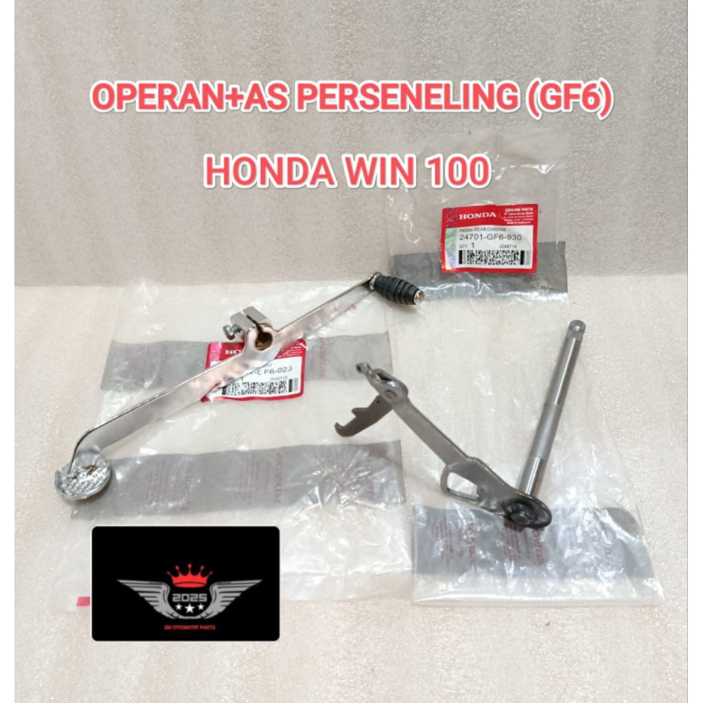 Jual AS PERSENELING + OPERAN GIGI ( GF6 ) HONDA WIN 100 AS OVERAN PEDAL ...