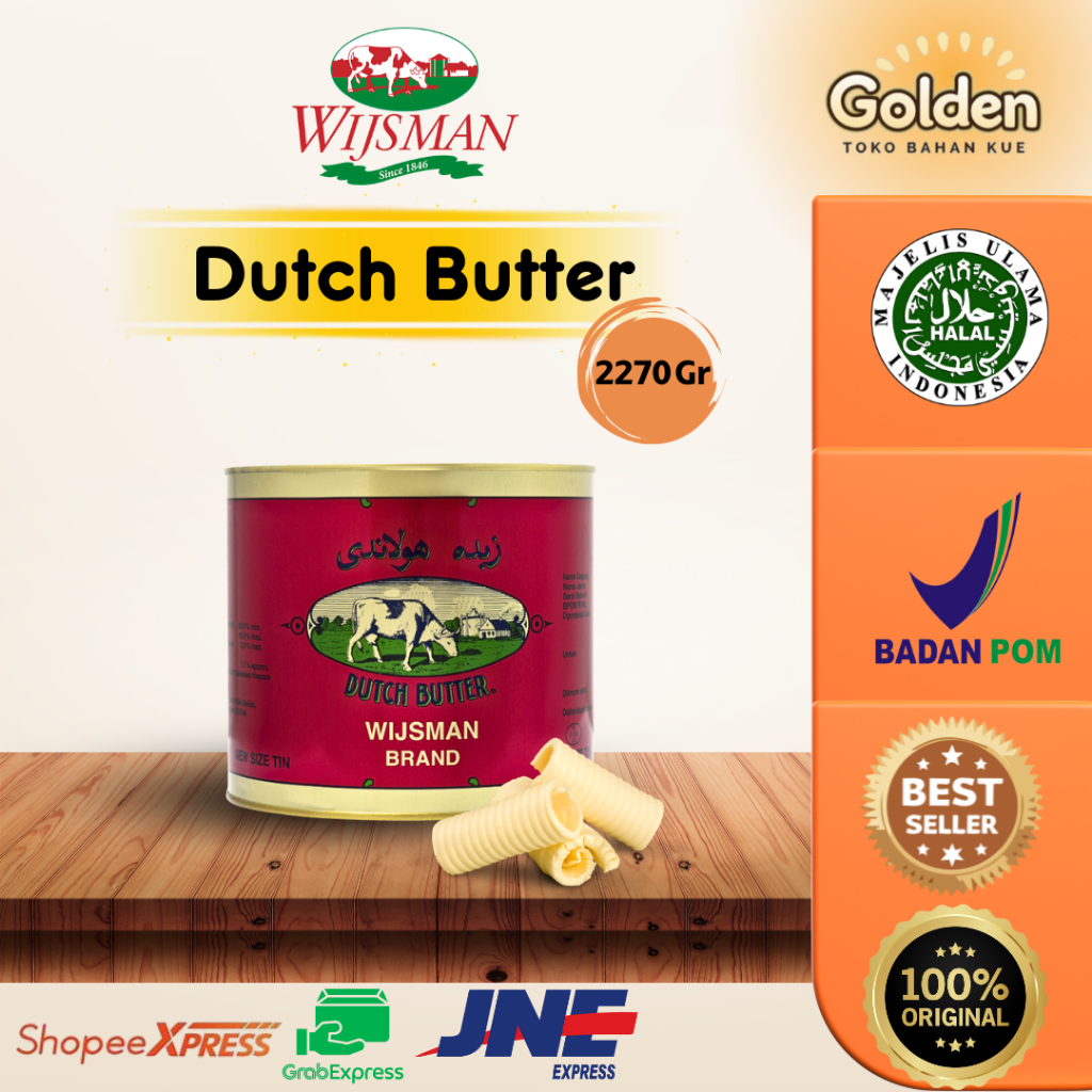 Jual Wijsman Butter Salted 2270 gr (2,27 Kg) Original | Shopee Indonesia