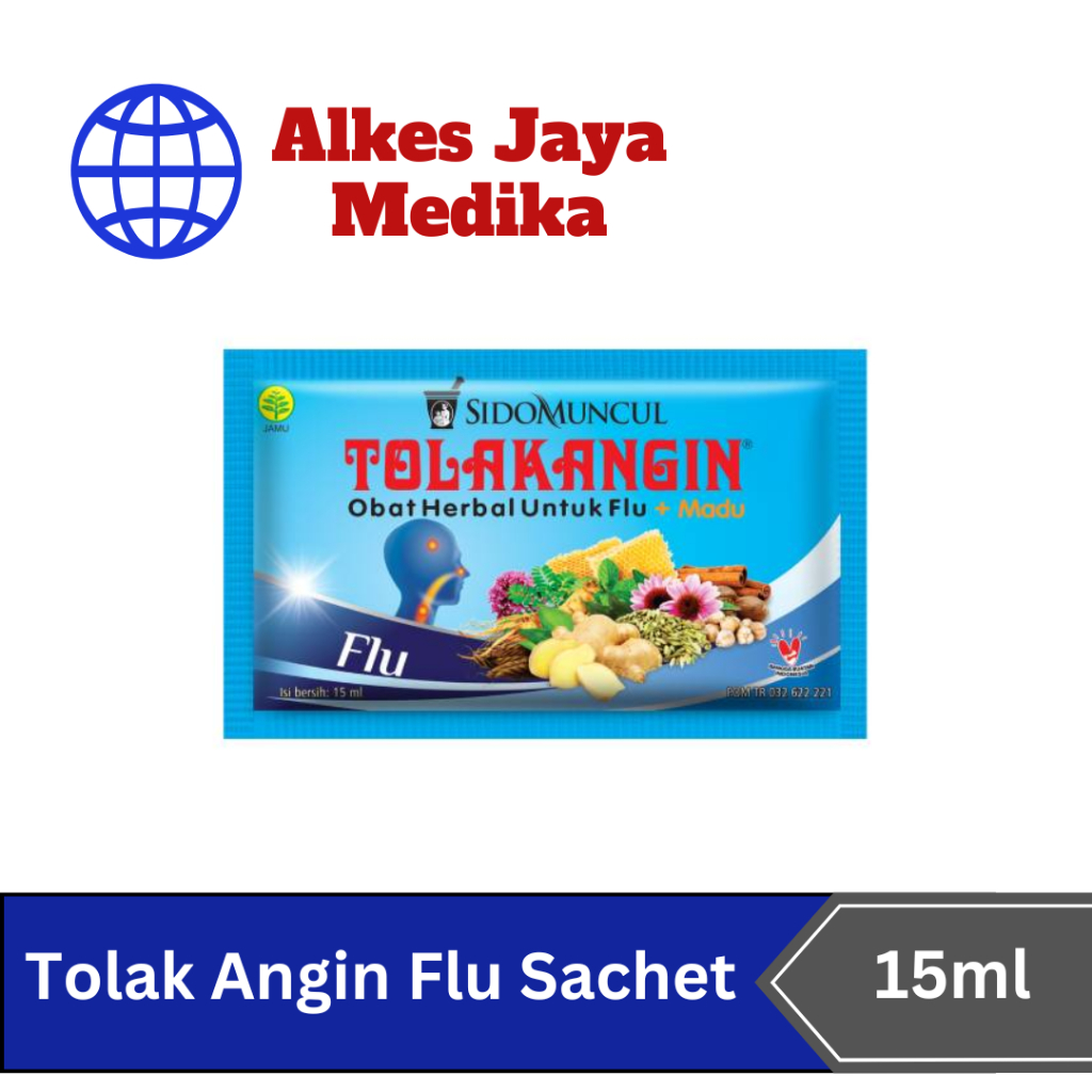 Jual TOLAK ANGIN FLU SACHET @15ML - OBAT FLU | Shopee Indonesia