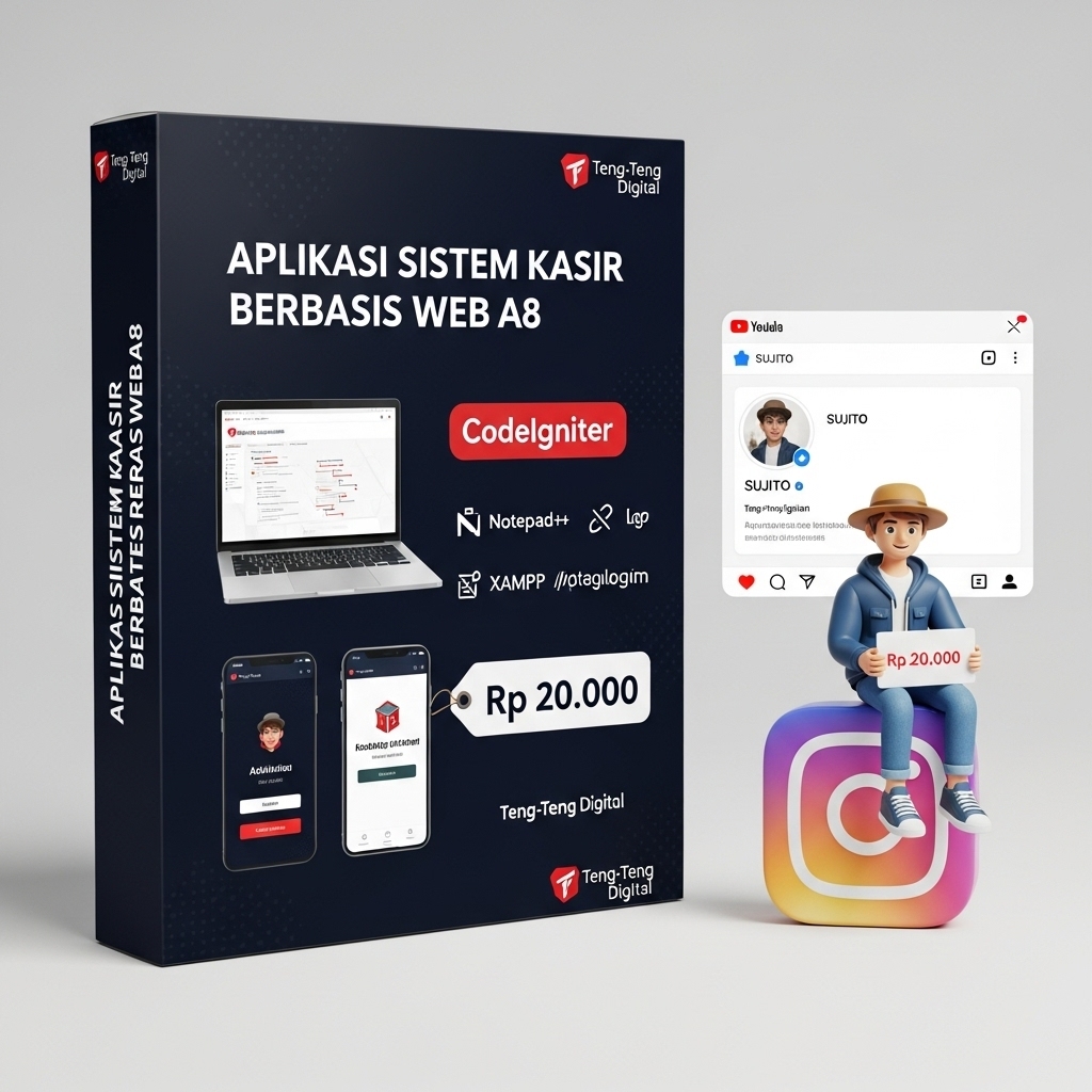 Jual APLIKASI SISTEM KASIR BERBASIS WEB A8 | Shopee Indonesia