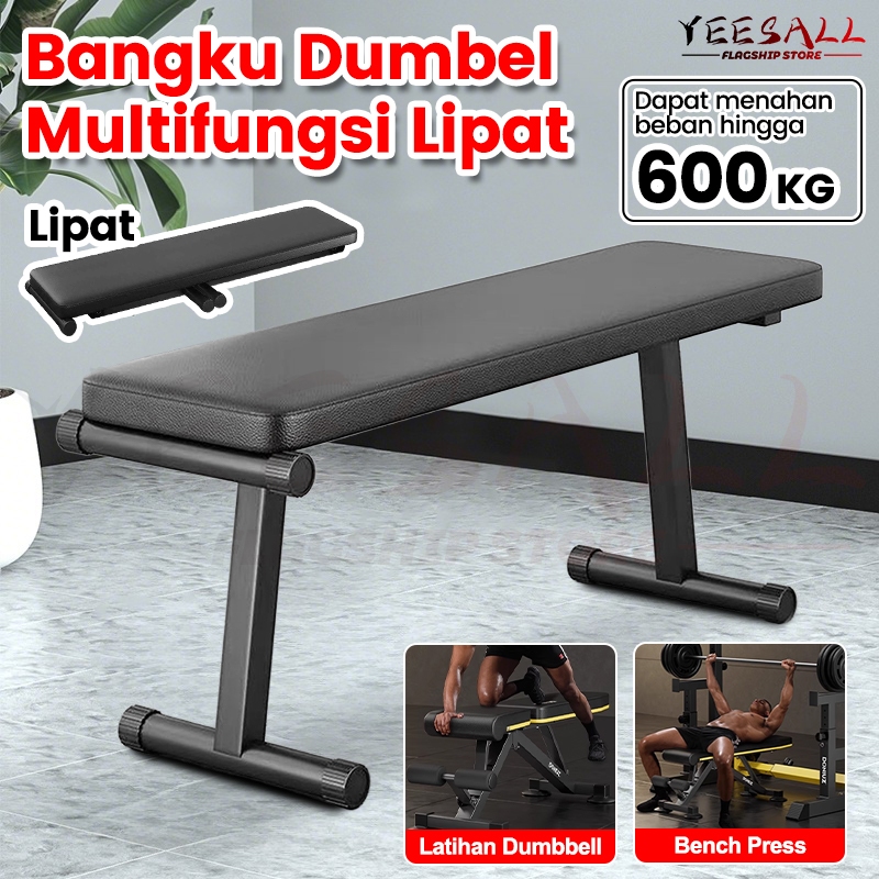 Jual Fitness Bench/Sit Up Bench Adjustable Folding Fitness/Kursi Gym ...