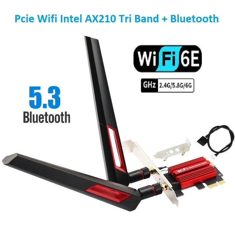Jual Wifi PCIE Intel AX210 Dual Band Bluetooth High Speed PCI WIFI 6 ...
