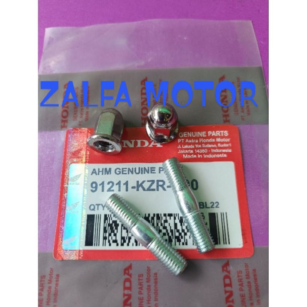 Jual (1set) Baut tanam M7/ DRAT 11 + Mur knlapot HONDA Vario 125 150 ...