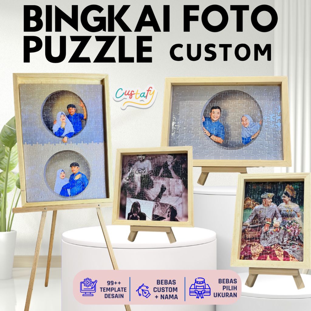 Jual Puzzle Frame Custom | Puzzle Bingkai | Puzzle Jumbo | Bingkai Foto ...