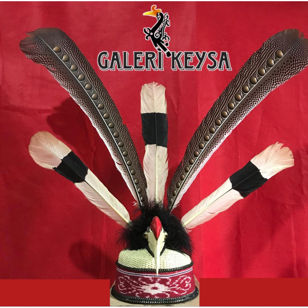 Jual topi adat khas Dayak original kenyalang | Shopee Indonesia