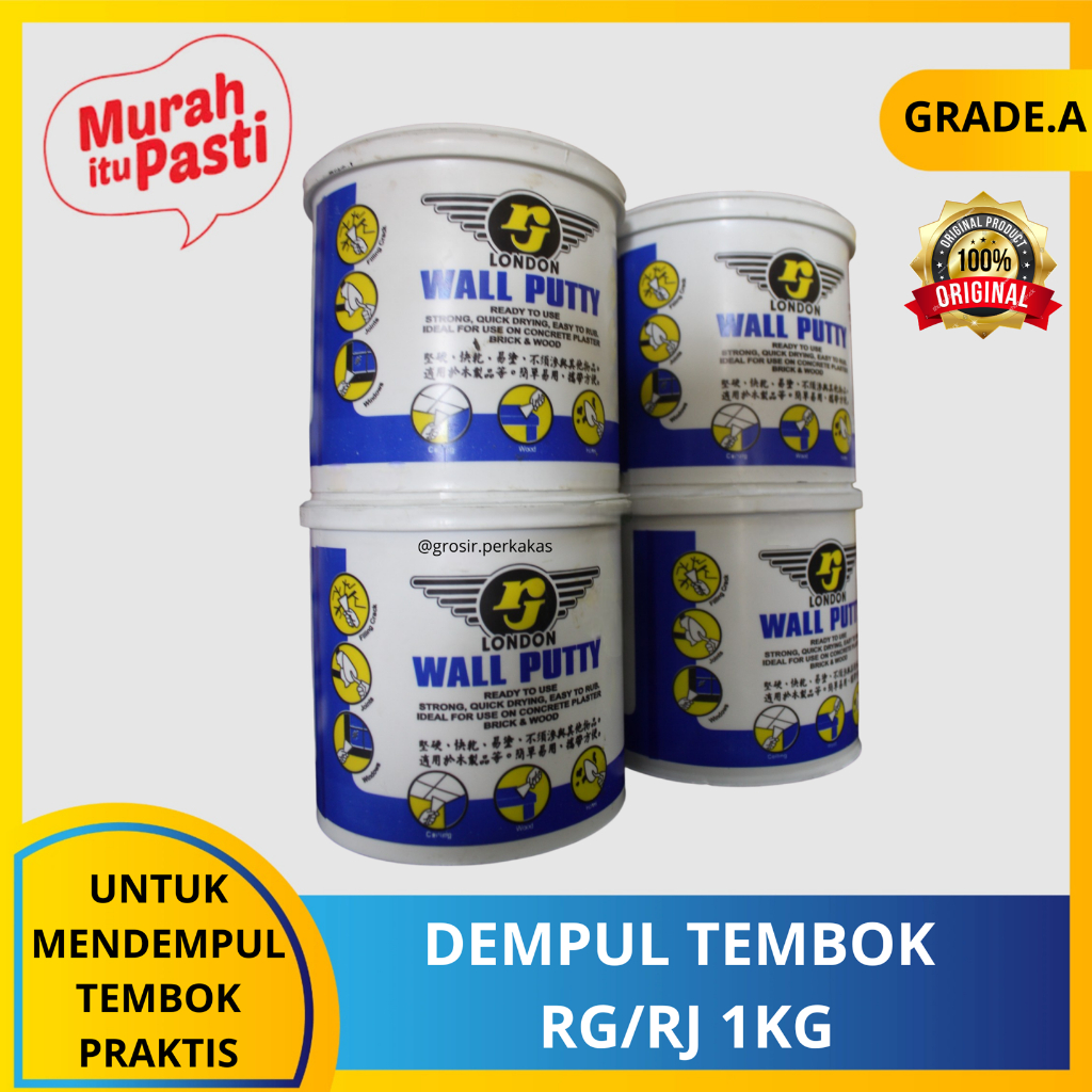 Jual DEMPUL TEMBOK RG/RJ 1KG london. [A][#DEMPUL TEMBOK] | Shopee Indonesia