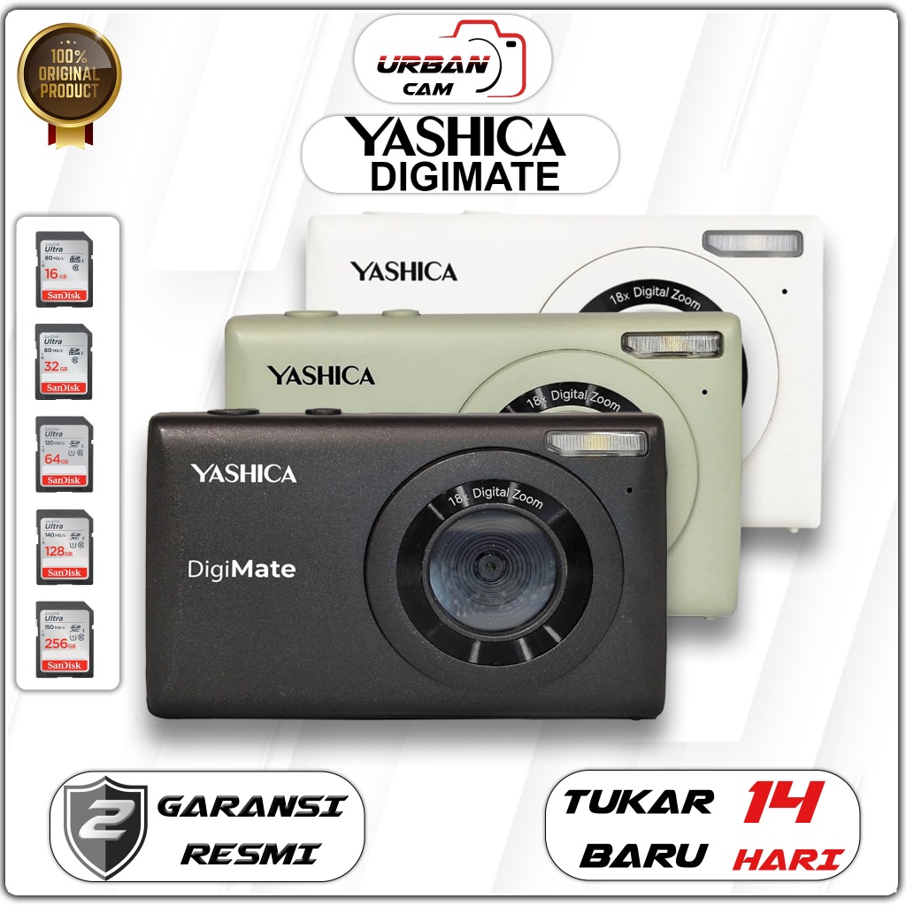 Jual Yashica DigiMate 4K Digital Camera / Yashica DigiMate Compact ...