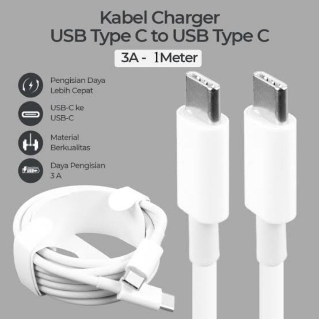 Jual KABEL CAS TYPE C FAST CHARGER | Shopee Indonesia
