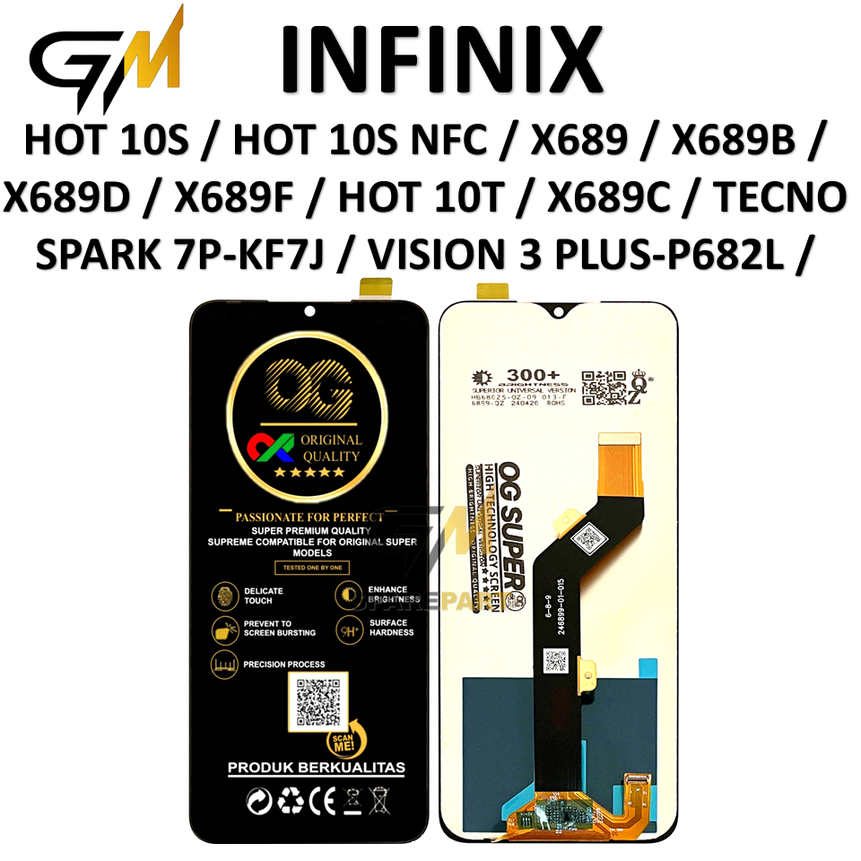 Jual LCD TOUCHSCREEN INFINIX HOT 10S / HOT 10S NFC / X689 / X689B ...