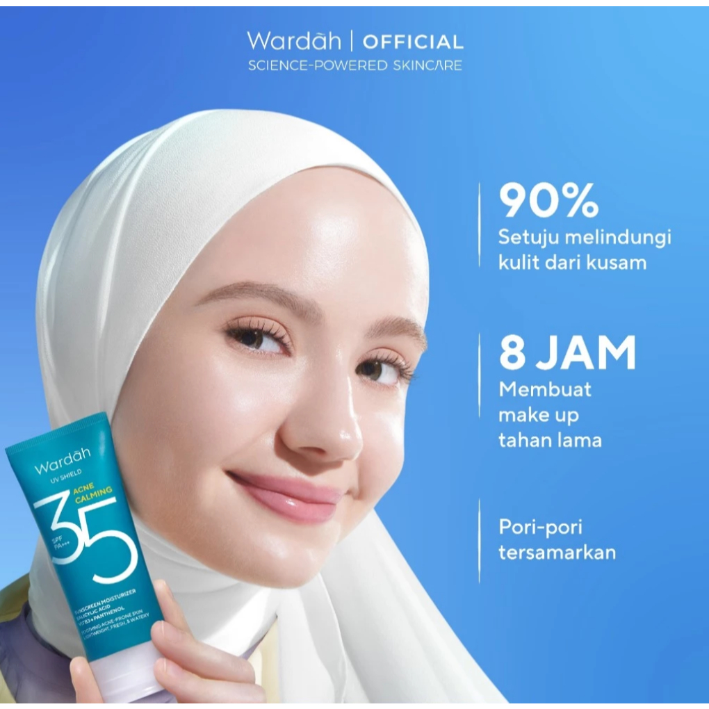Jual Wardah UV Shield Soothing Acne Calming SPF 35 PA+++ | Shopee Indonesia