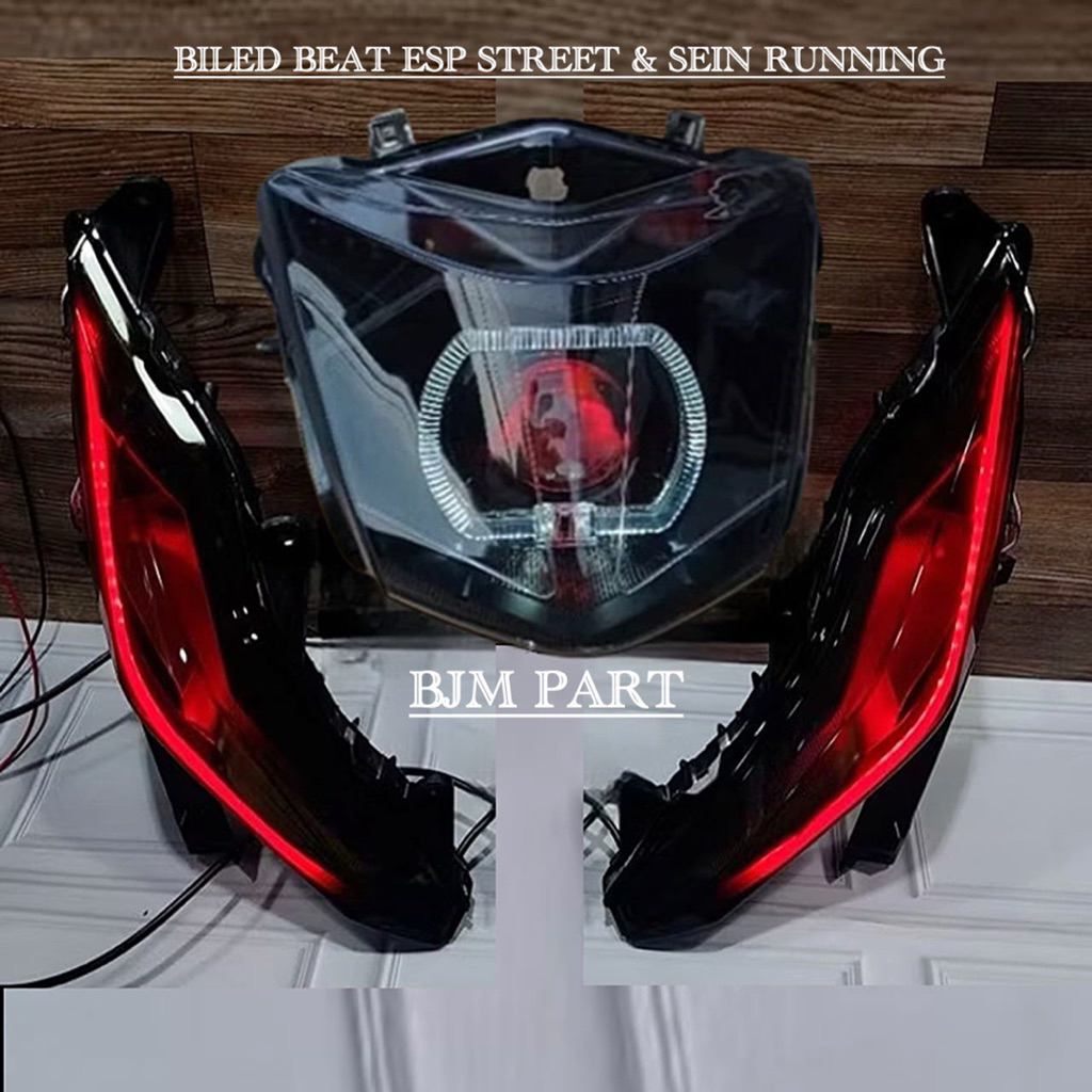 Jual Reflektor Lampu Biled Beat Esp Street dan Sein Running beat esp ...