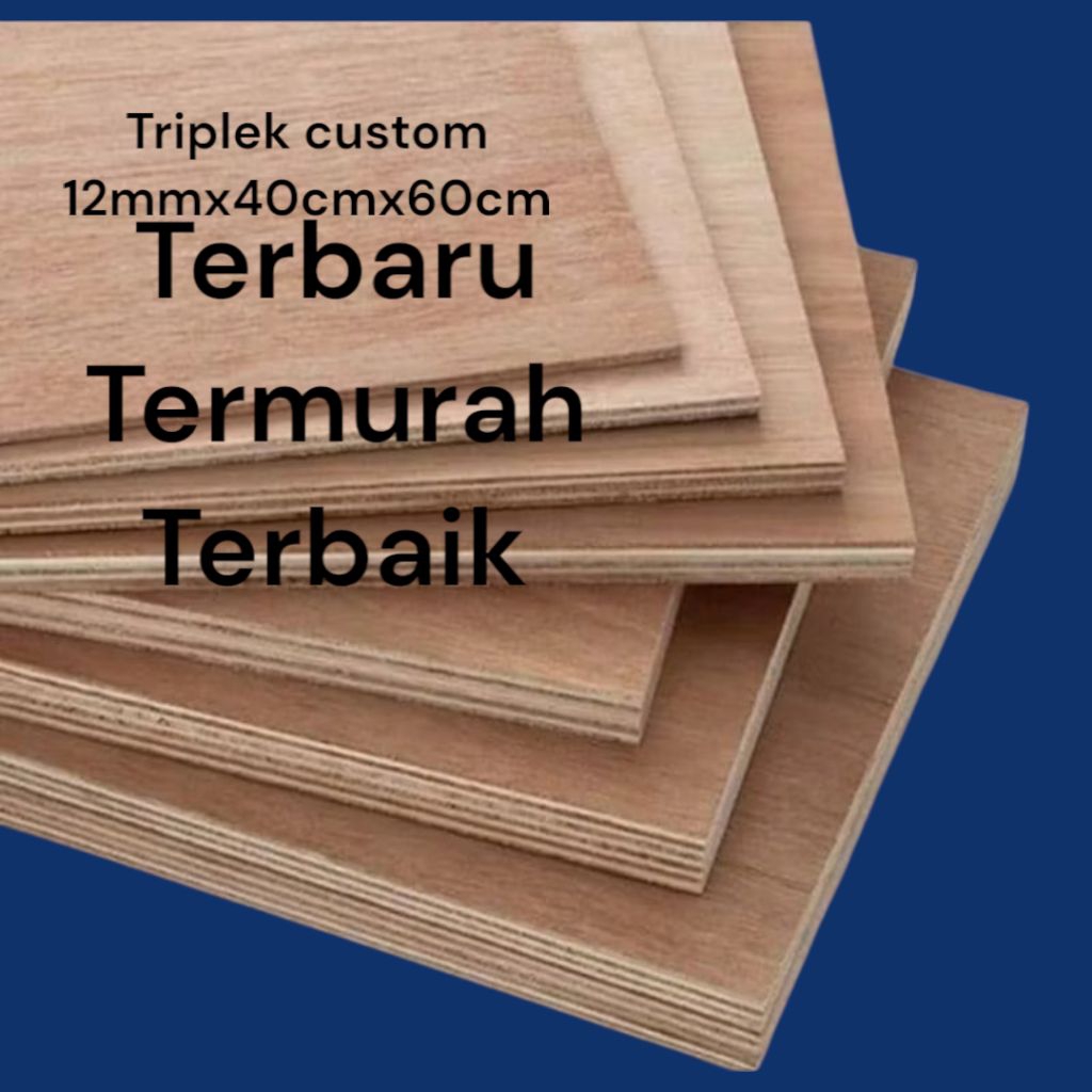 Jual Triplek Custom 12mm merah ,Multiplek Custom 12mm merah 40cmx60cm ...