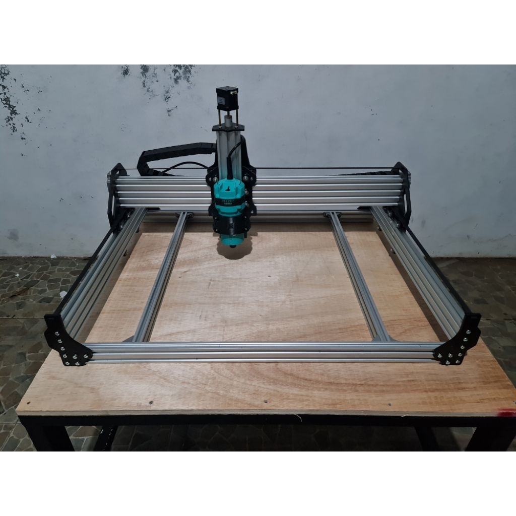 Jual CNC Router Custom Frame Full Metal Size Besar dan Kokoh Cutting Grafir Ukir Bahan Kayu ...
