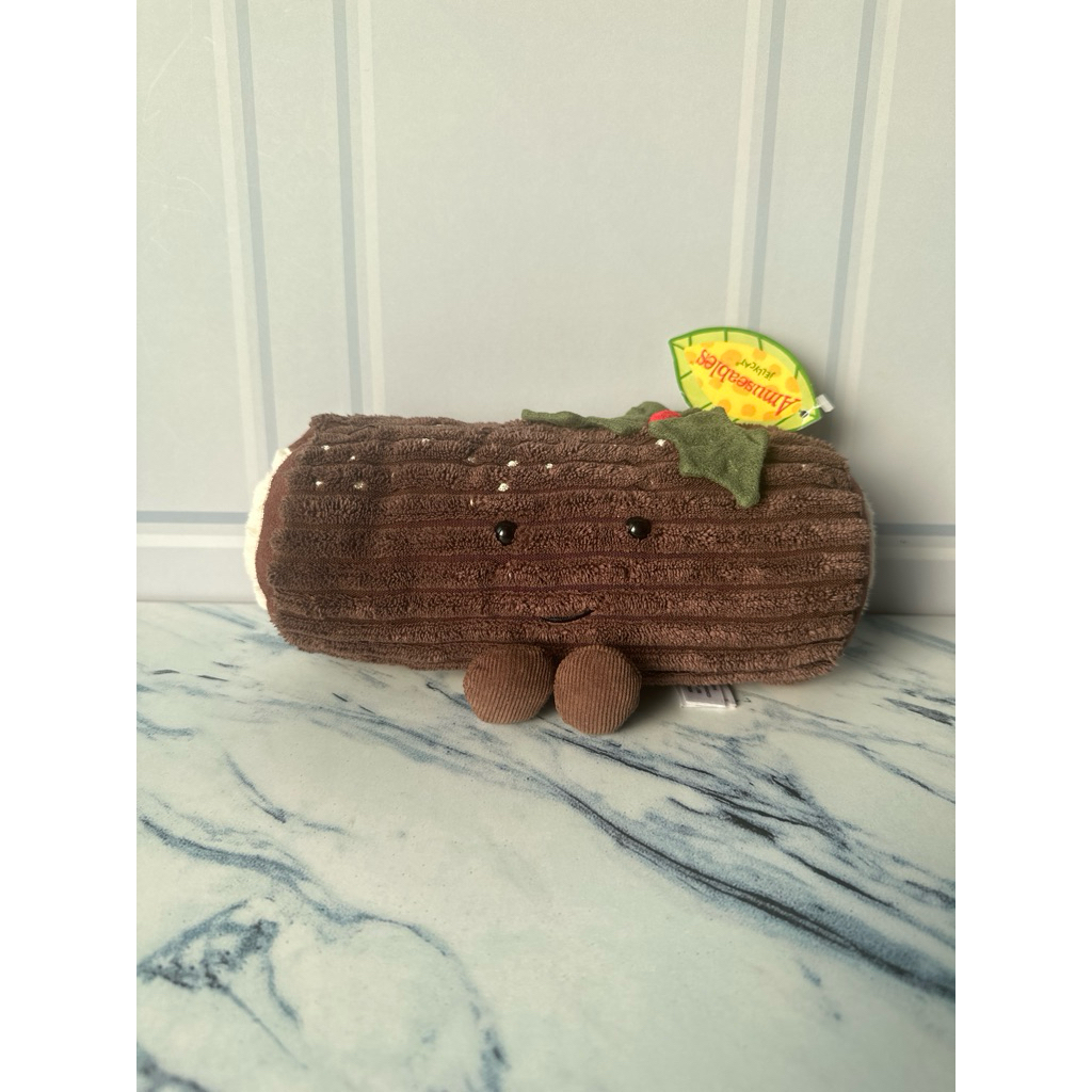 Jual Jellycat Amuseable Yule Log Stuffed Bakery Doll Plushie | Shopee ...