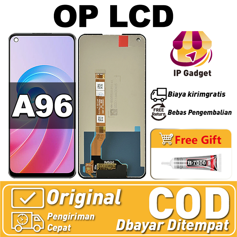 Jual Original LCD FOR OPPO A96 fullset ori asli Layar hp touchscreen Sentuh Versi Tinggi COD ...