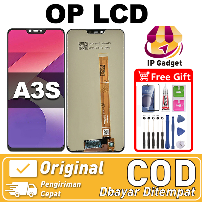 Jual ORI FOR LCD OPPO A3S Fullset Original LCD HP OPPO A3S Asli Touchscreen Layar Sentuh HP COD ...