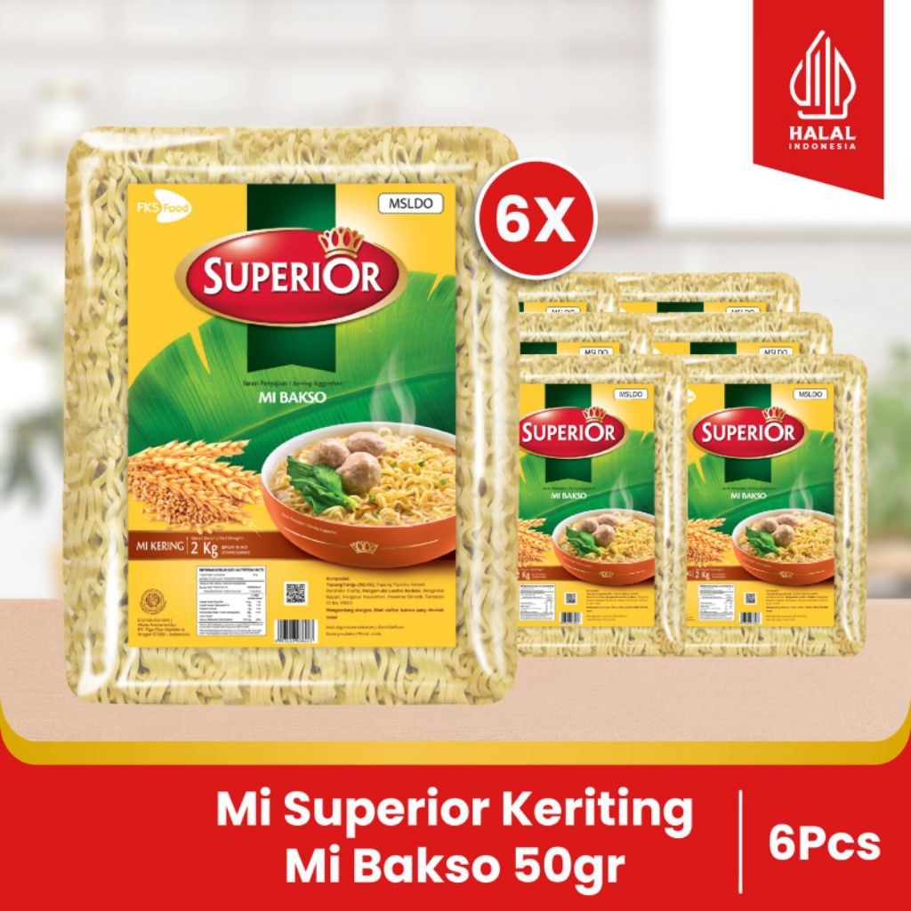 Jual Paket Bundling - Mi Superior Keriting - Mi Bakso - 12 Keping ...
