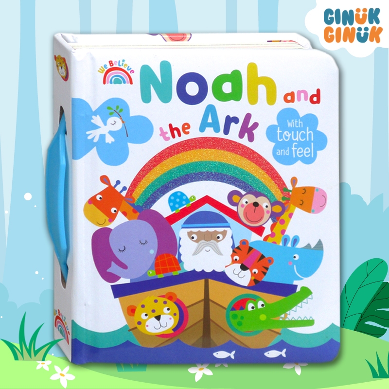 Jual Noah and the Ark Board Book With Touch And Feel | Shopee Indonesia