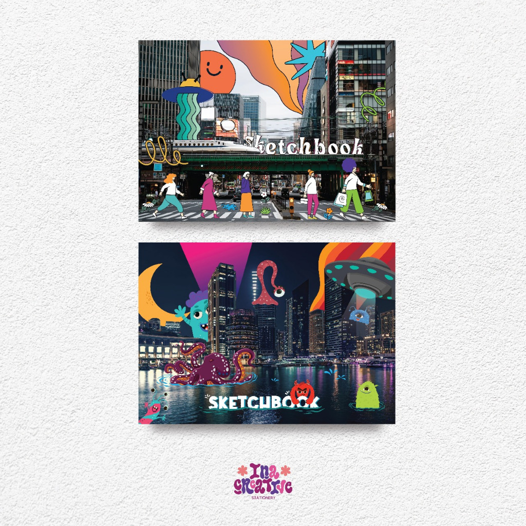 Jual Ina Creative Sketchbook A4 (20 Lembar)| Sketch Book Buku Gambar ...