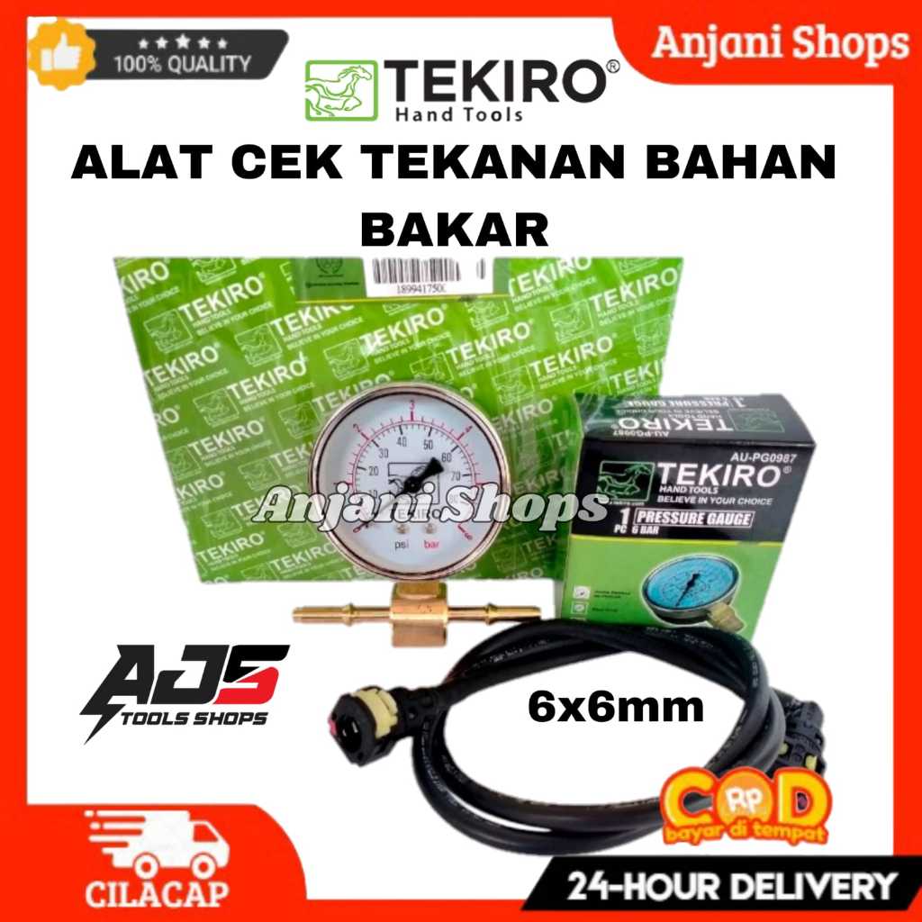 Jual terlaris Fuel Pump Tester Alat Cek Ukur Tekanan Bahan Bakar Motor ...