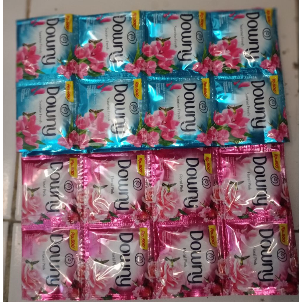 Jual Promo Downy pewangi renteng 1000an 1 lembar 24pcs | Shopee Indonesia