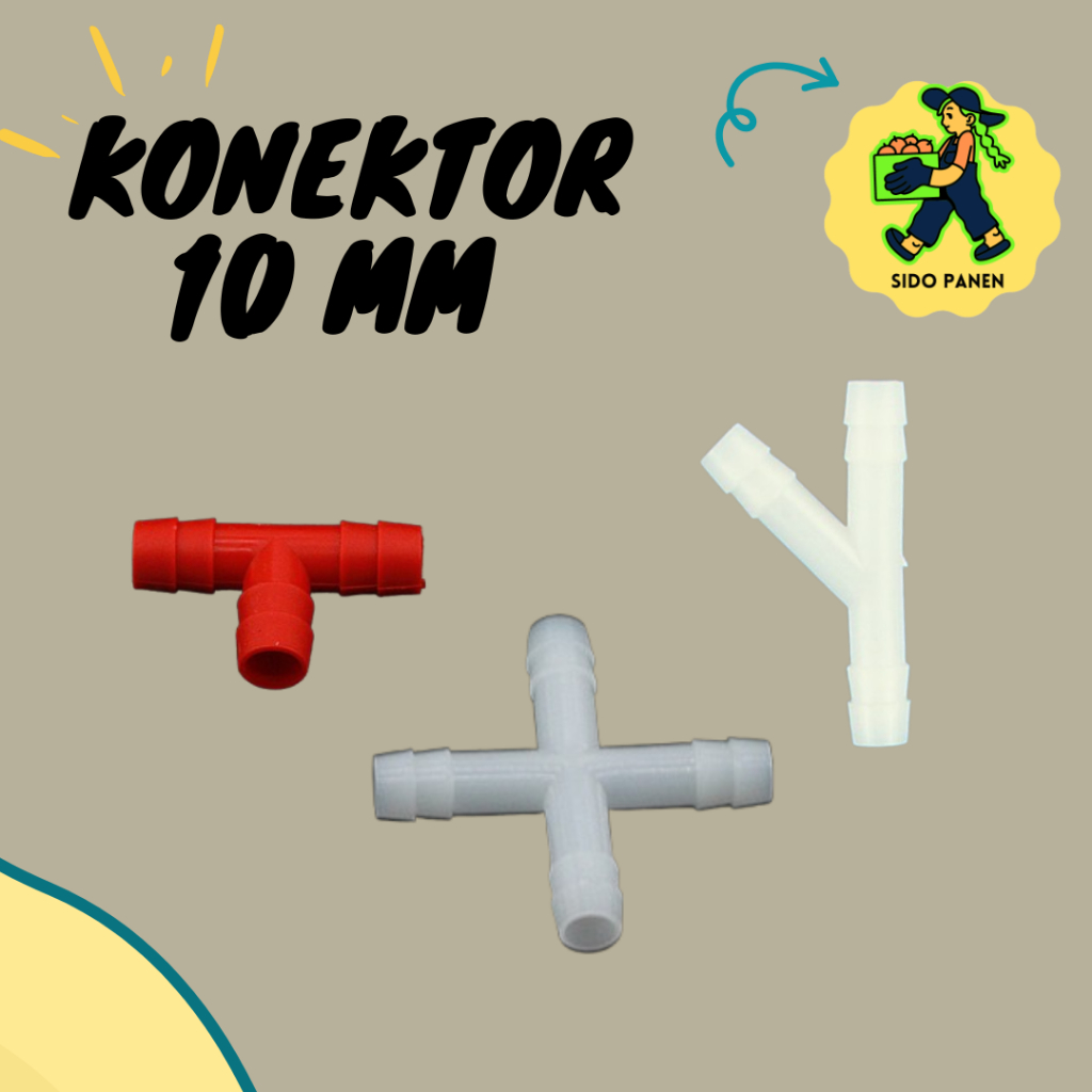 Jual Konektor Selang 3/8 atau 10 mm model T Y X | Shopee Indonesia