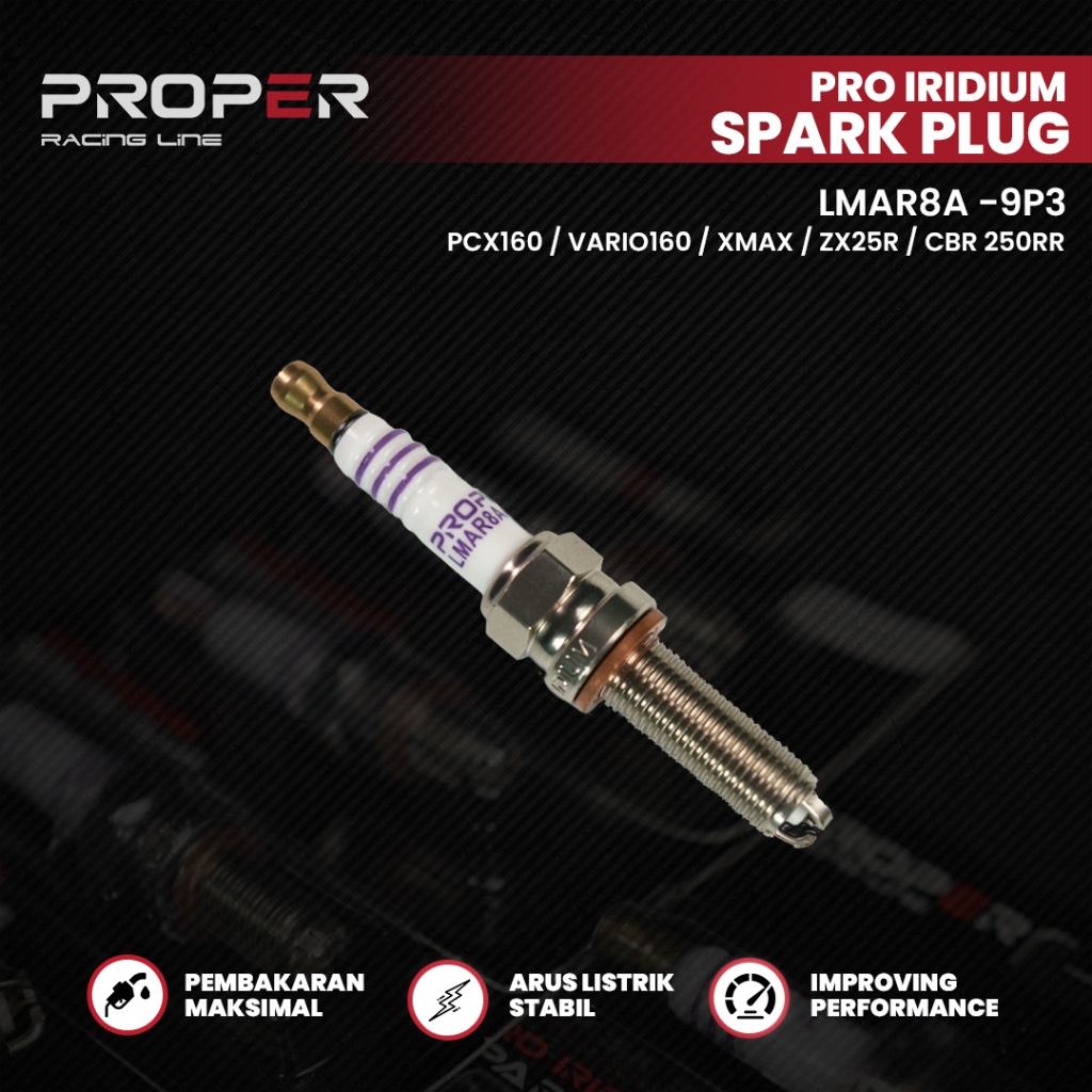 Jual PROPER RACING LINE PRO IRIDIUM SPRAK PLUG BUSI PCX 160 VARIO 160 ...