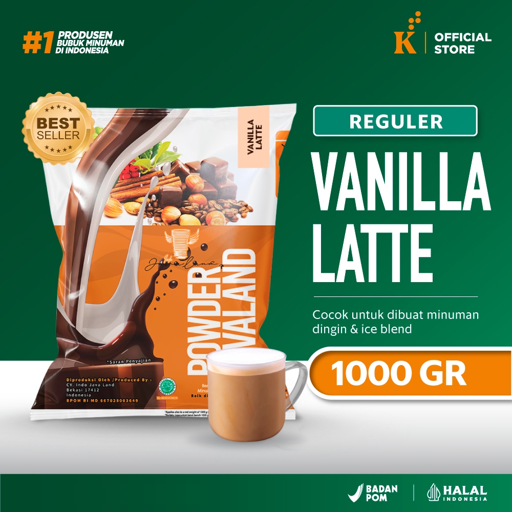 Jual Bubuk Minuman Bubble Drink Rasa Vanilla Latte Javaland | Shopee ...