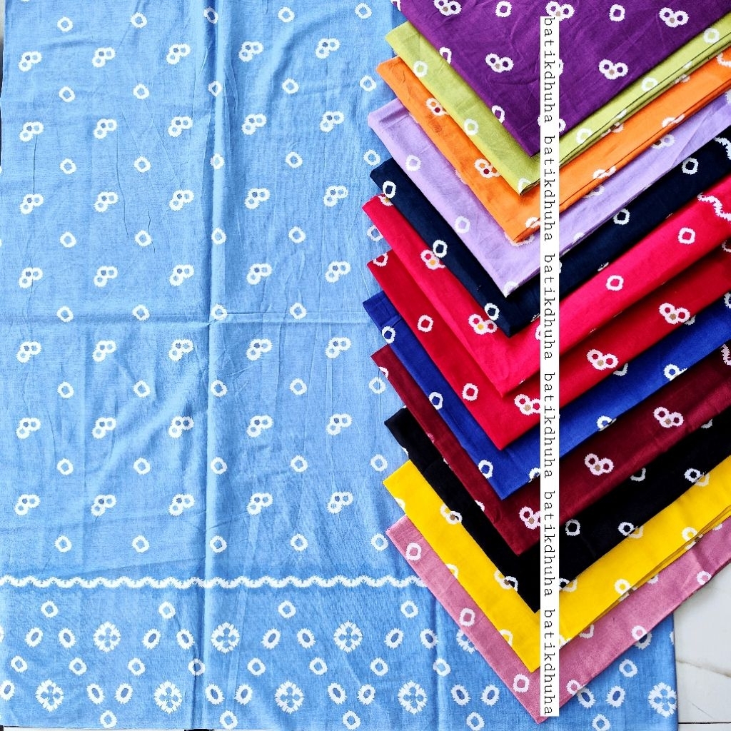 Jual Kain Jumputan / Kain Katun Jumputan Murah / Batik Jumput Kain ...