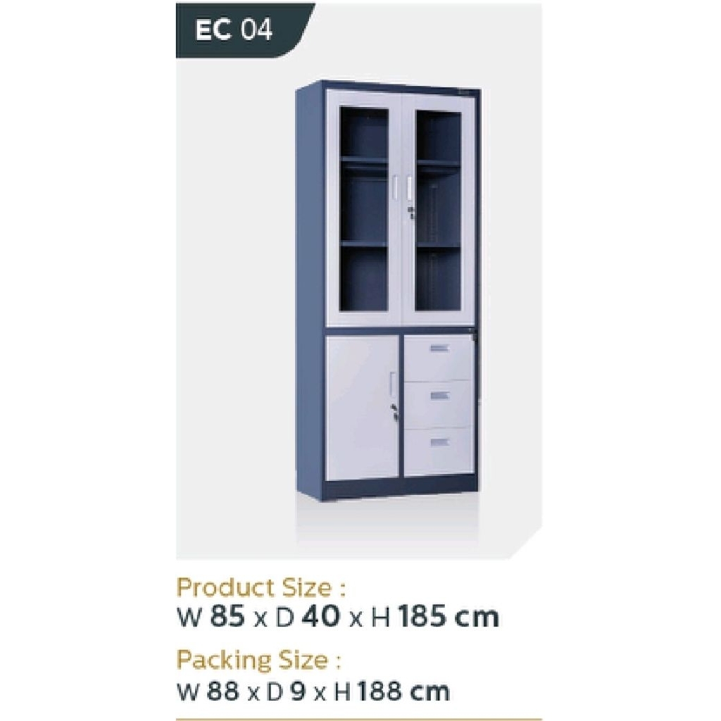 Jual lemari Besi /Lemari arsip Files Cabinet Swing Doors Emporium ...