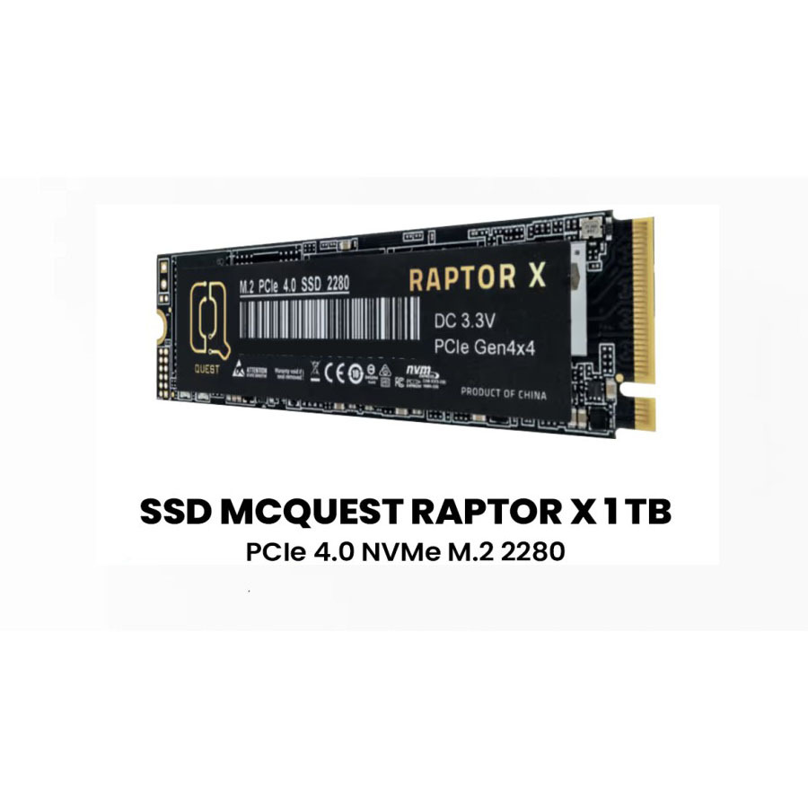 Jual SSD MCQUEST RAPTOR X 1TB PCIe 4.0 NVMe M.2 2280 | Shopee Indonesia