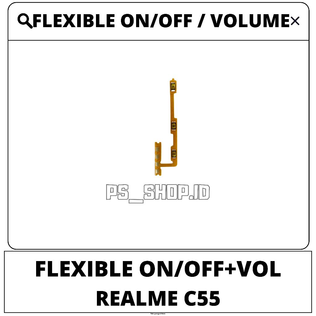 Jual FLEX FLEXIBLE FLEXIBEL POWER ON OFF + VOLUME REALME C55 | Shopee ...