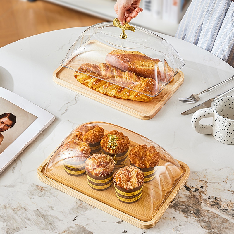 Jual Starlight Tempat Penyimpanan Roti Kue Wadah Saji Nampan Roti ...