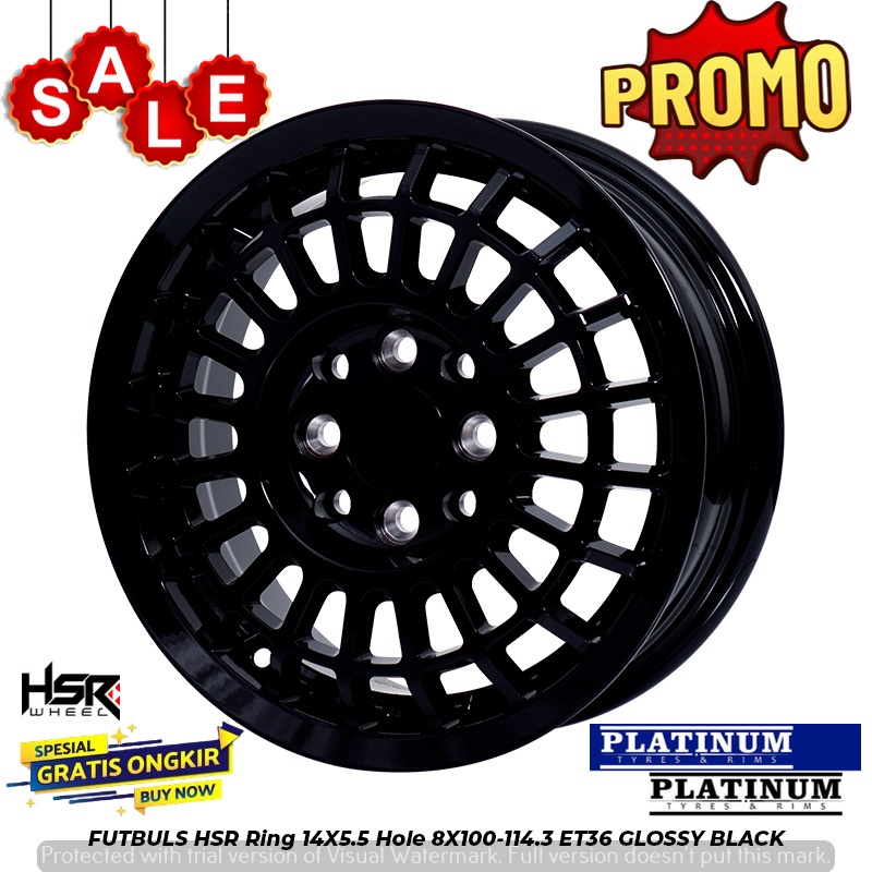Jual PROMO VELG MOBIL FORD FIESTA RING 14 MODEL RALLY HSR FUTBULS ...