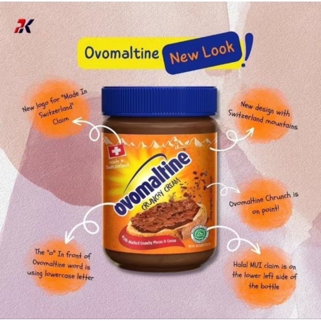 Jual Ovomaltine Crunchy Cream 230 gram. Expired Februari 2026 | Shopee Indonesia