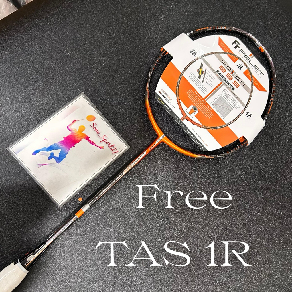Jual RAKET BADMINTON FELET WOVEN 999 PRO (ORIGINAL) | Shopee Indonesia