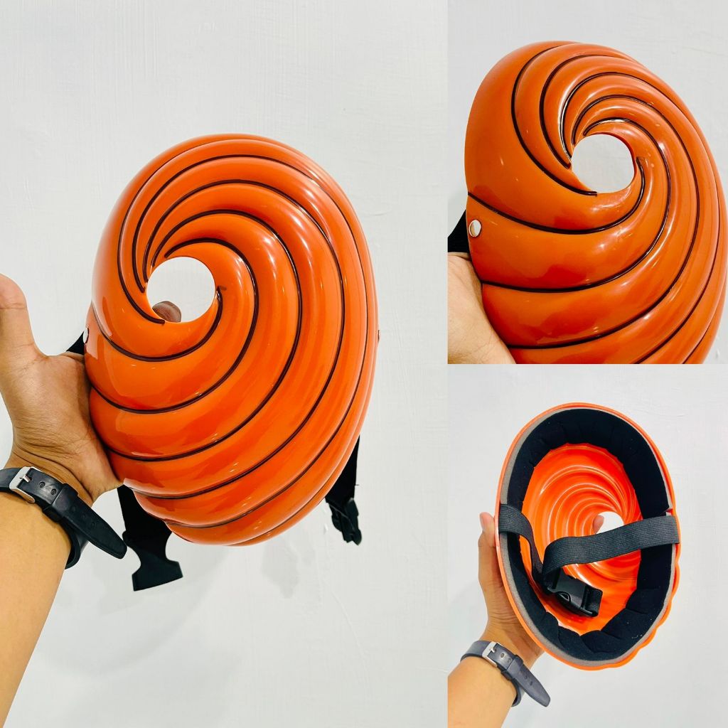 Jual [READY STOCK] Topeng TOBI Orange Cosplay Anime Manga Naruto PVC ...