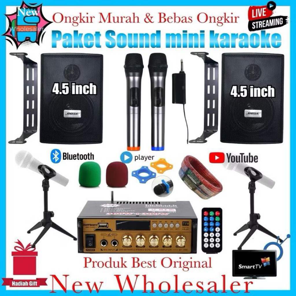 Jual Mini Karaoke Sound Bo Se 4,5 inch Suara bagus Bisa jadikan monitor ...