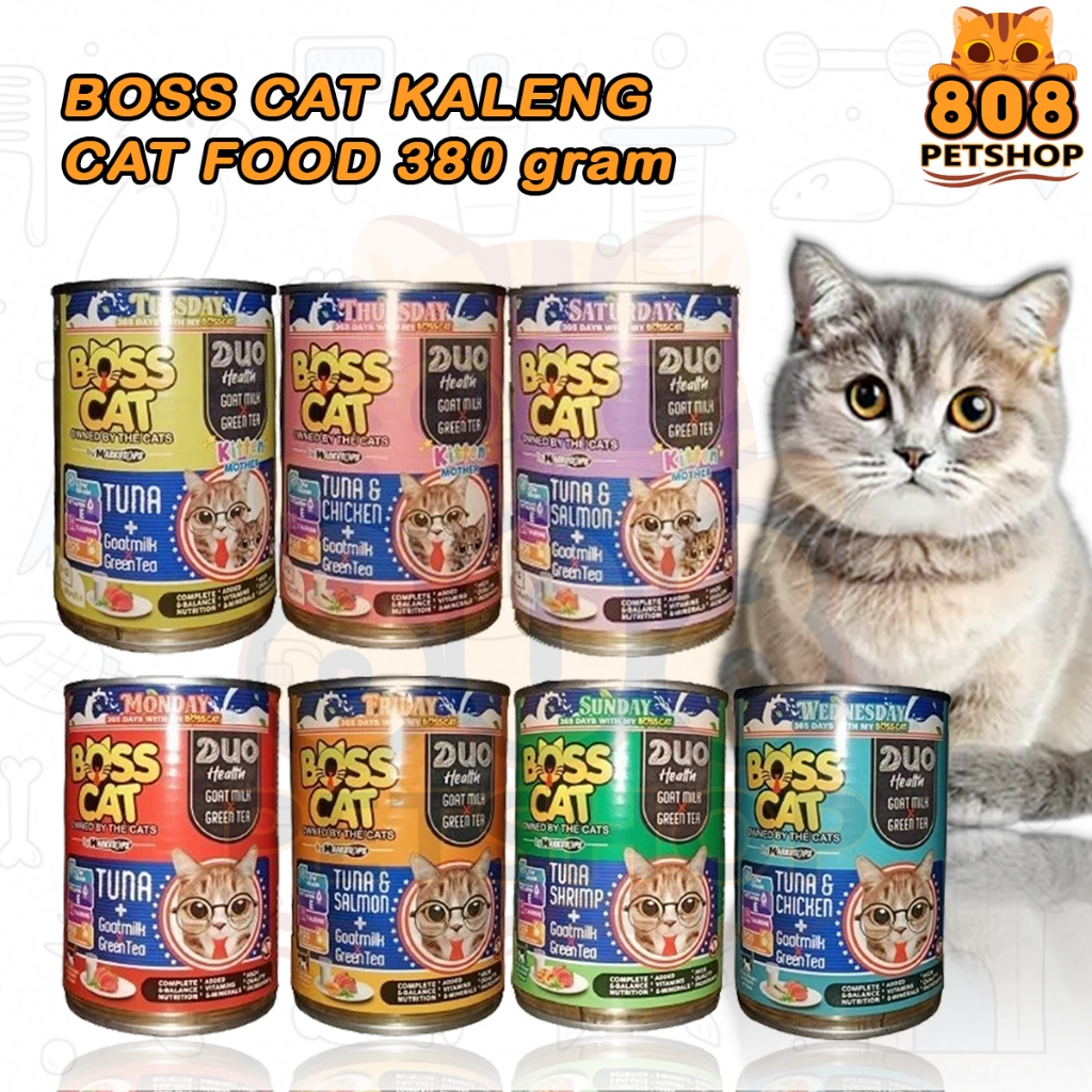 Jual Makanan Kucing Boss Cat Kaleng 380gr By Markotops | Bosscat Wet ...