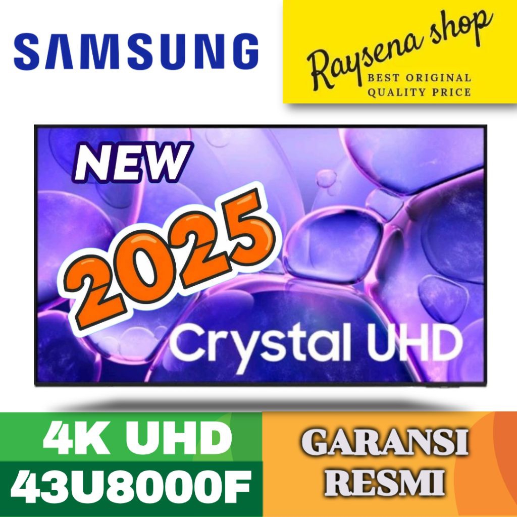 Jual SAMSUNG 43U8000F CRYSTAL UHD 4K Tizen OS Smart TV 43 Inch - U8000F / 43U8000 / UA43U8000F ...