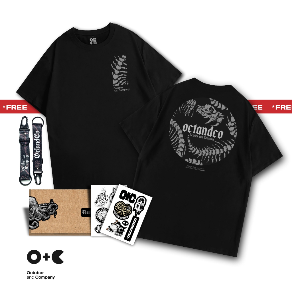 Jual Oct&Co. Kaos T-Shirt Cotton Combed 24s - Toxic Evolution (Teks ...