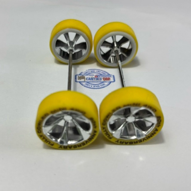Jual Tamiya Ban Medium Full Bubut Presisi dan Balance - Velg 5 Spoke ...
